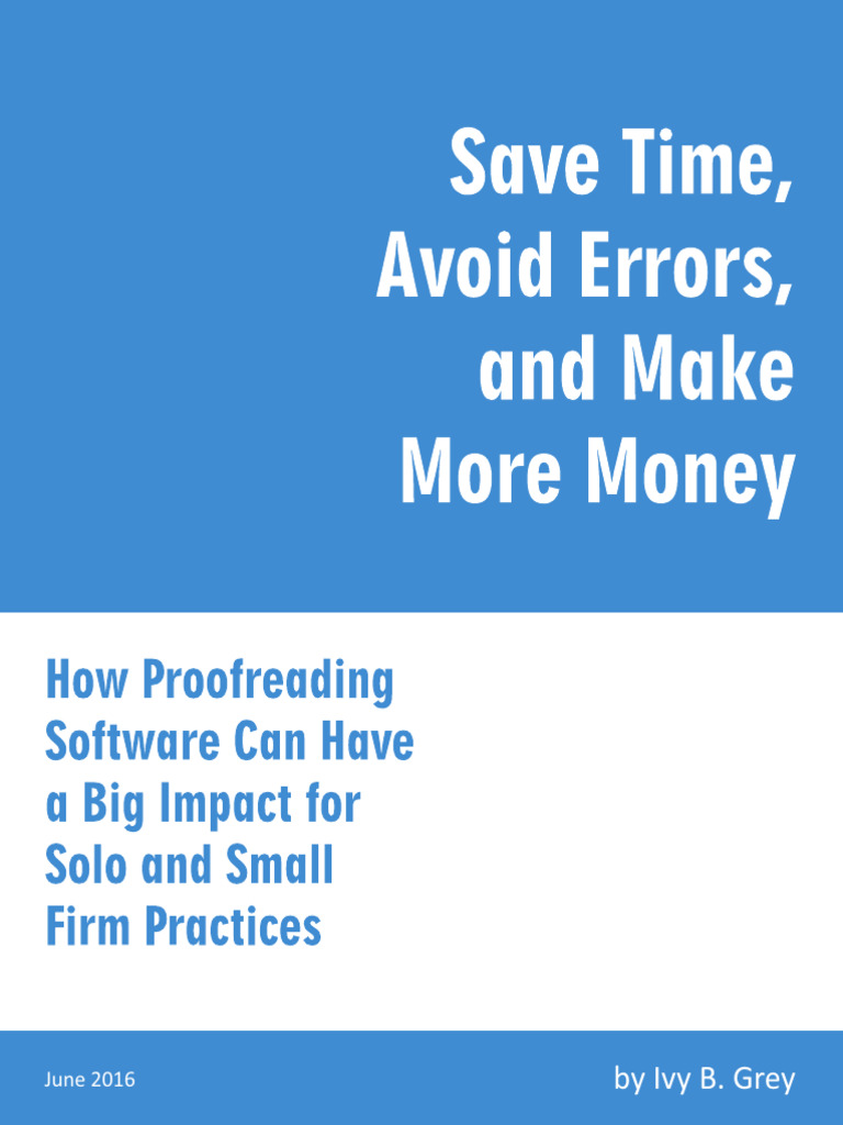 Proofreading Software White Paper | PDF | Proofreading | Lawyer Proofreading Software White Paper | PDF | Proofreading | Lawyer