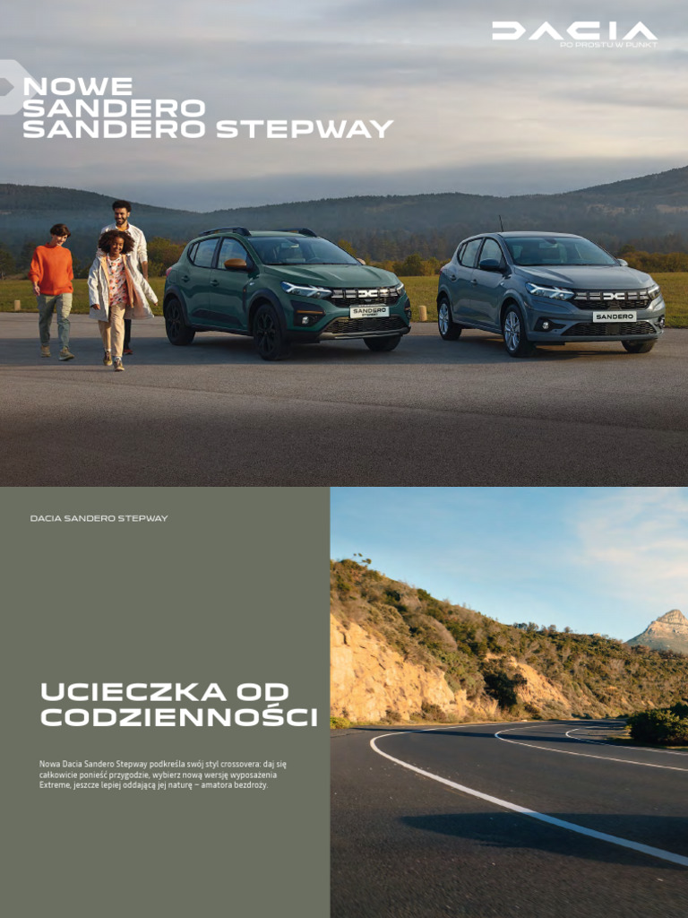 Dacia Sandero, Sandero Stepway 2024 PL | PDF