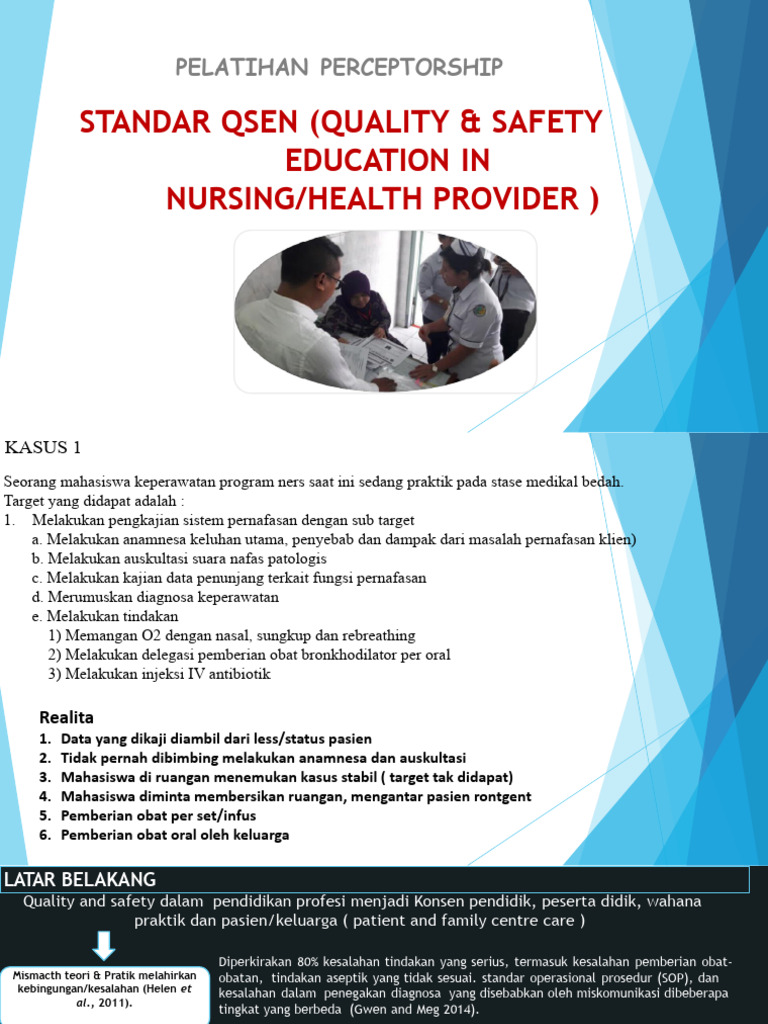 Standar QSEN Preceptorship | PDF
