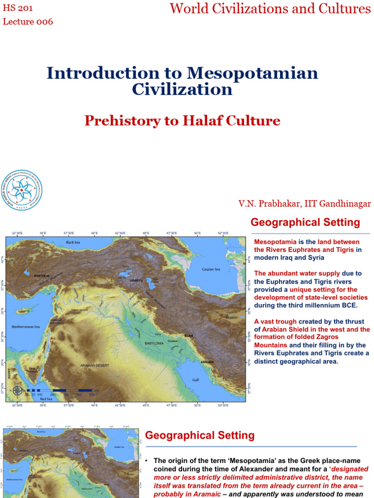 Introduction To Mesopotamian Civilization: Prehistory To Halaf Culture ...