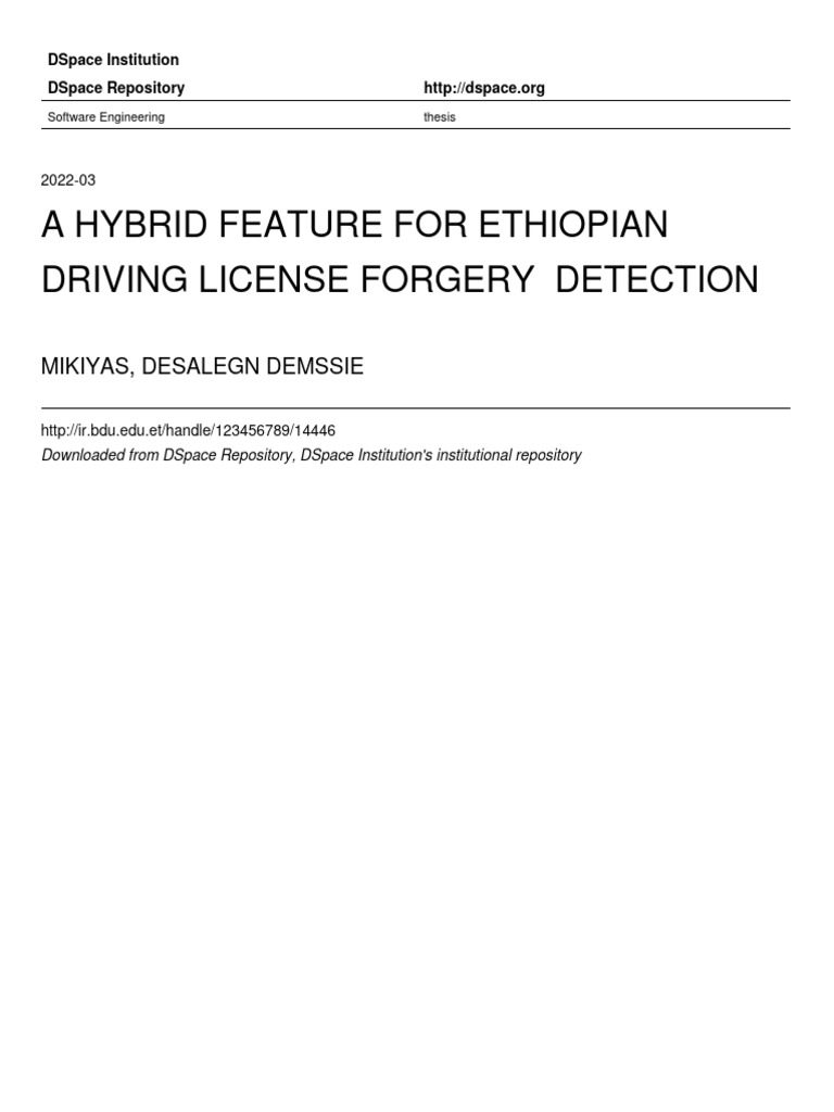 Mikiyas Desalegn Demssie Final Document | PDF | Deep Learning | Image Segmentation