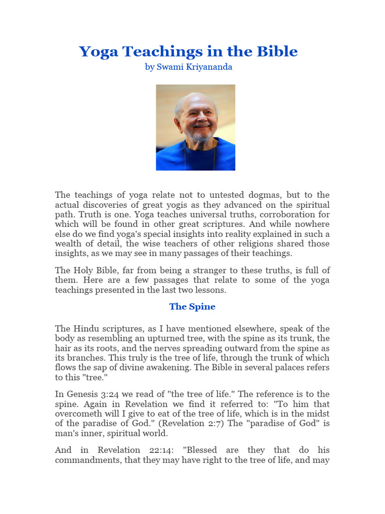 Biblical Insights into Yoga | PDF | Serpents In The Bible | Religious ...