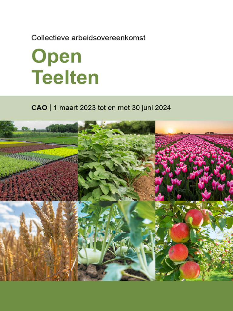 2310 ACT CAO Openteelt 2023 2024 Digitaal Def 3 | PDF