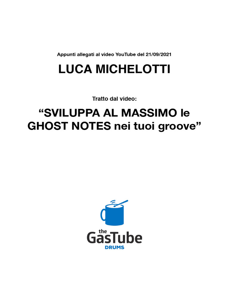 Ghost Notes PDF DEF | PDF