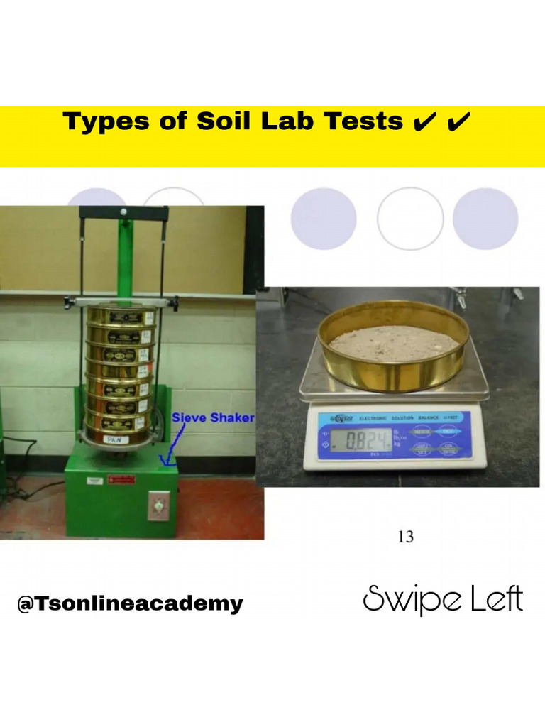 Types of Soil Lab Tests | PDF