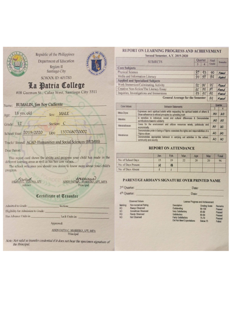 card.good moral | PDF