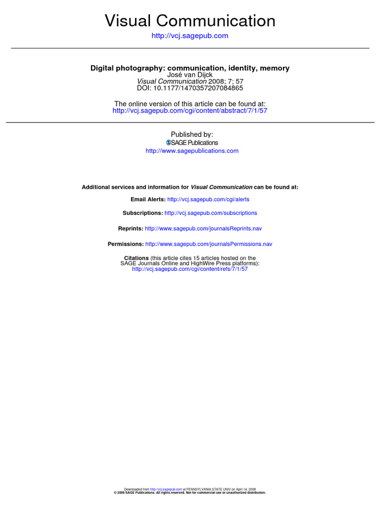 Visual Communication and Digital Photography | PDF | Digital ...