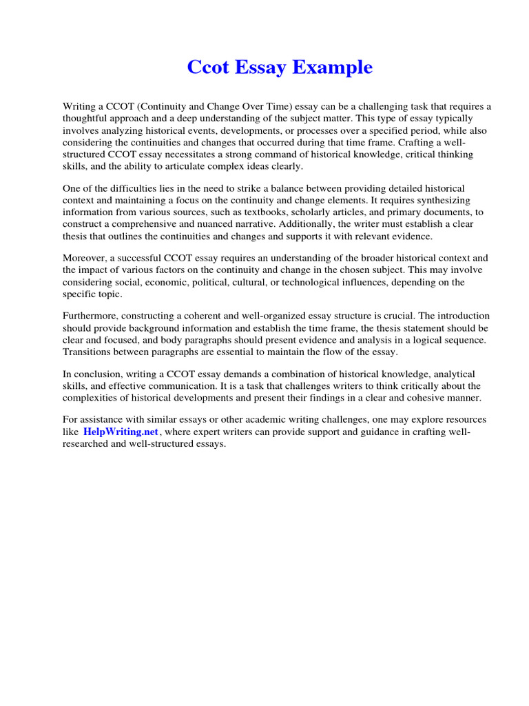 Ccot Essay Example | PDF | Essays | Apple Inc.