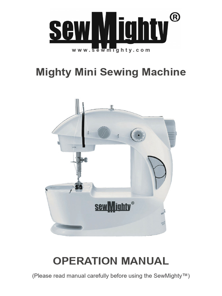 Mini Sewing Machine Guide | PDF | Sewing Machine | Sewing