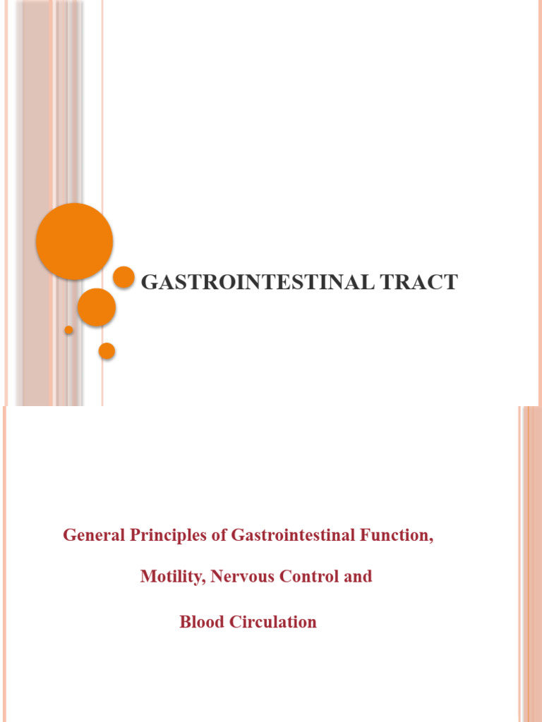 Gastrointestinal Physiology | PDF | Gastrointestinal Tract | Stomach
