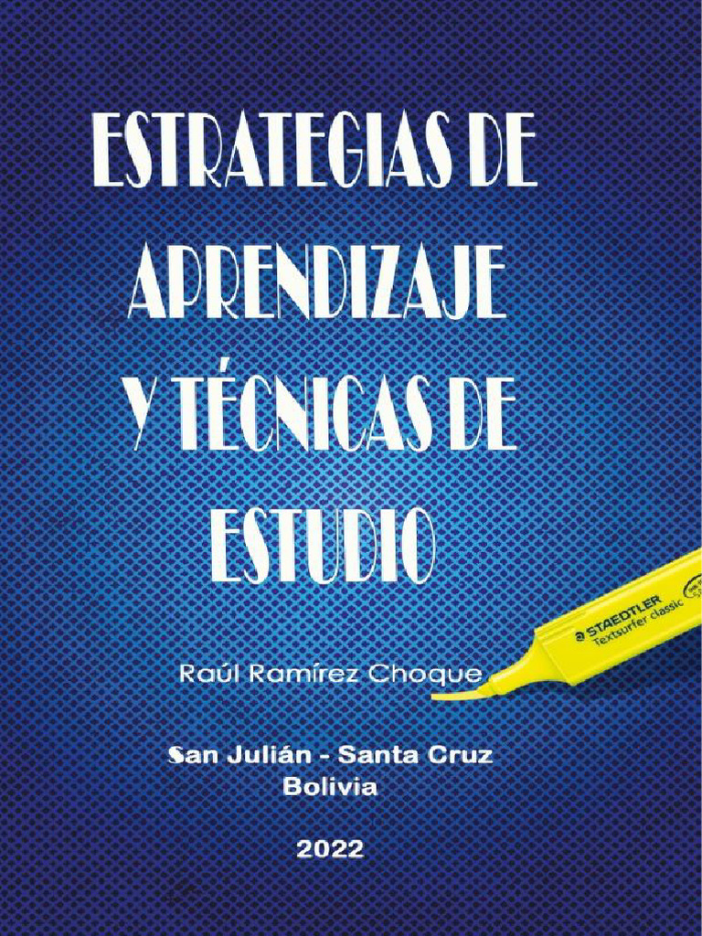 Estrategias de Aprendizaje y Técnicas de Estudio | PDF | Aprendizaje ...