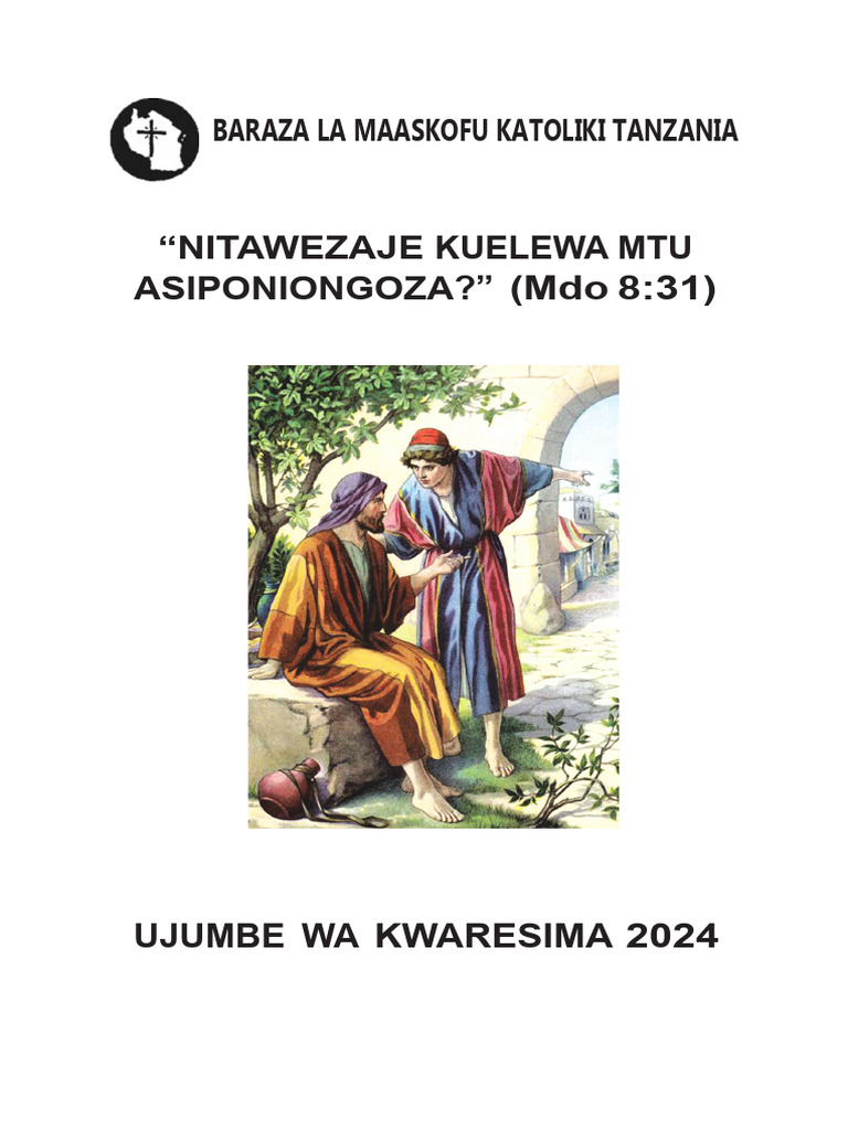Ujumbe Wa Kwaresima 2024 | PDF