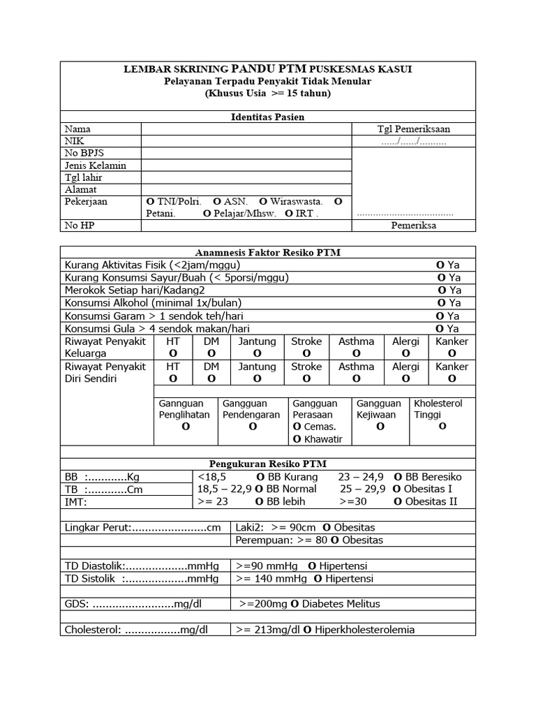 Blangko Pandu PTM 2023 | PDF