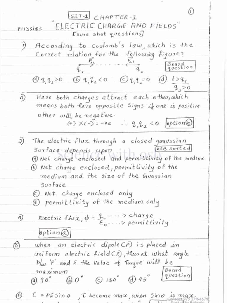 Electrostatics | PDF