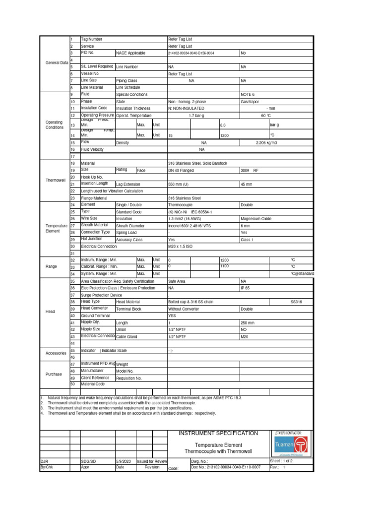 Datasheet TC | PDF | Thermocouple | Electrical Engineering