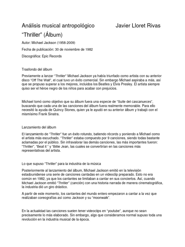 Thriller | PDF