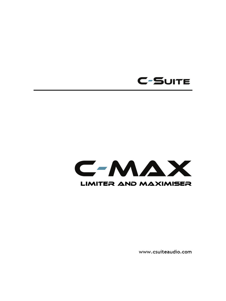 C-Suite C-Max Manual | PDF | License | Breach Of Contract