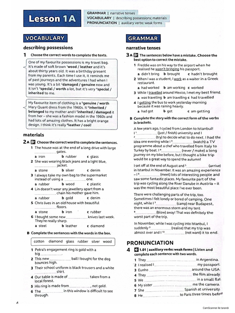 Speak Out b1 Workbook | PDF