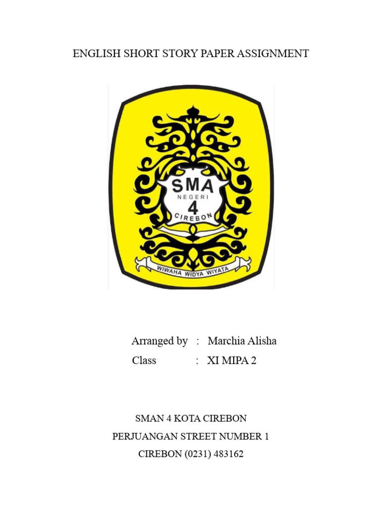English Short Story Paper Assignment Selesai | Download Free PDF | Jack ...