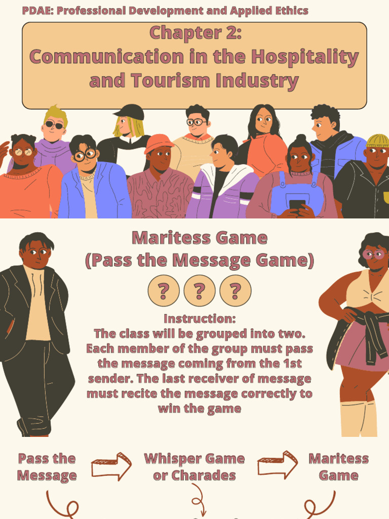 Chapter 2. Communication in The Hospitality and Tourism Industry ...