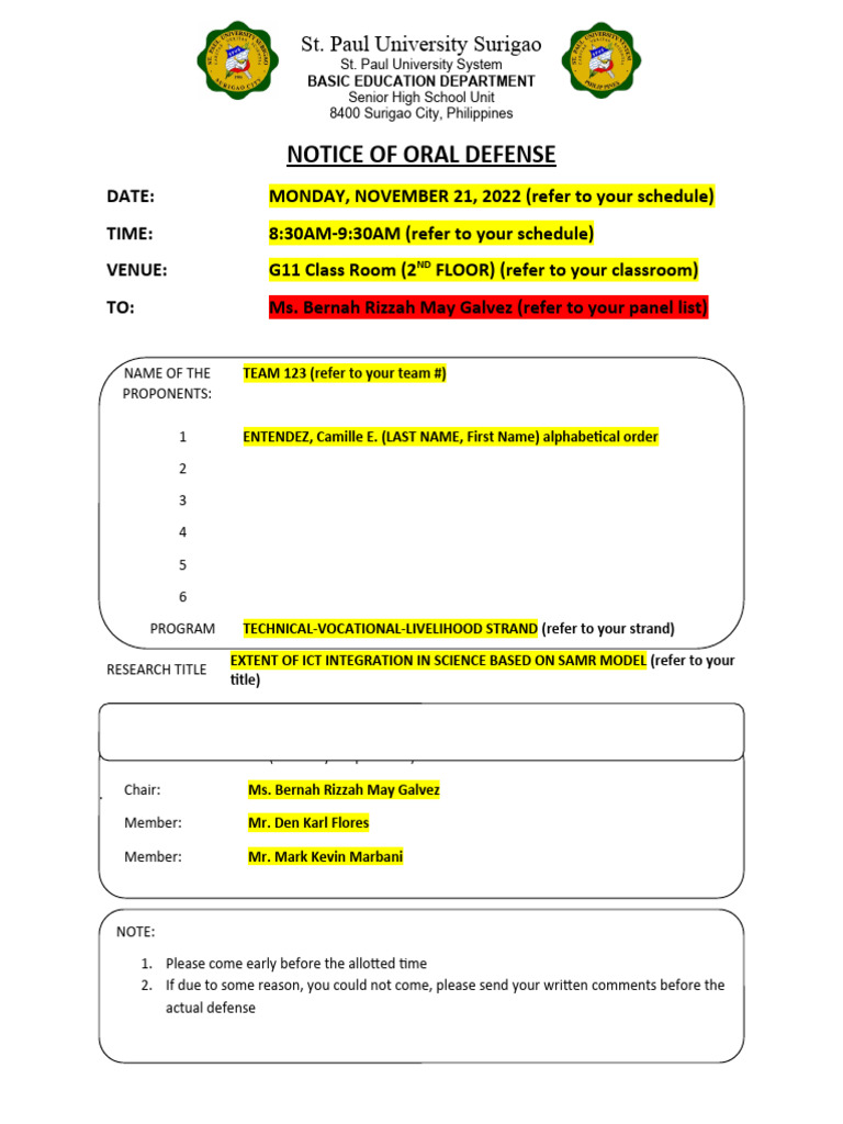 Notice of Defense | PDF