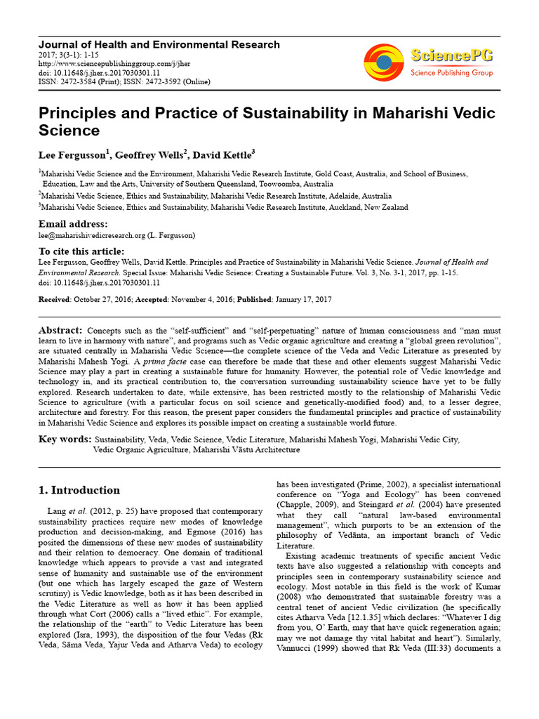 10 11648 J Jher S 2017030301 11 | PDF | Sustainability | Science