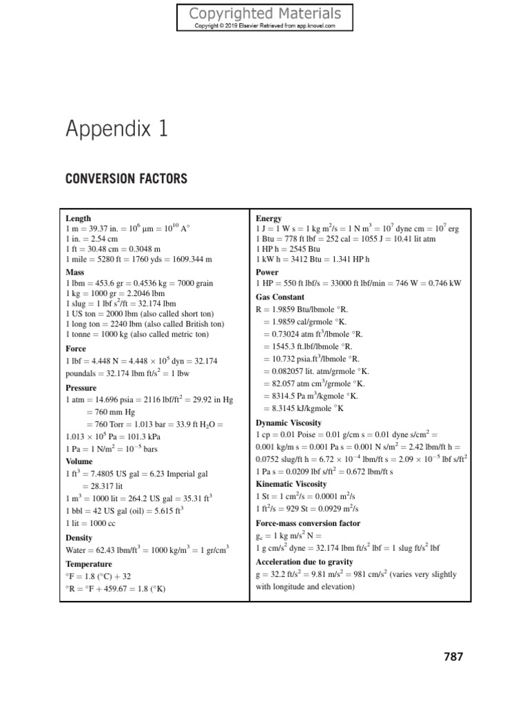 Conversion Factors | PDF | Metrology | Applied And Interdisciplinary Physics
