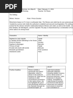 Act 2 Summary: Love and Marriage | PDF | Characters In Romeo And Juliet | Romeo And Juliet