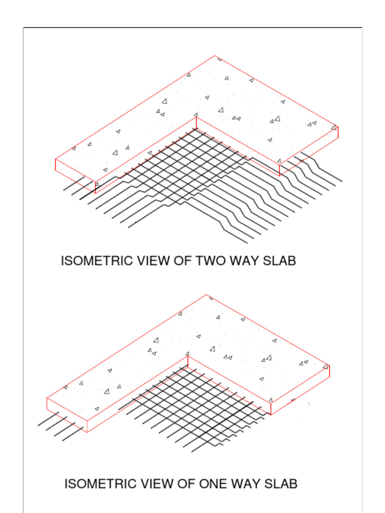 1 way, 2 way slab isometric_230130_153309 | PDF