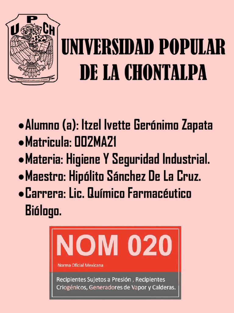 Listado de Verificación Nom-020 | PDF