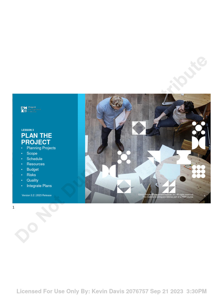 Module 3 Plan The Project | PDF | Project Management | Scrum (Software ...