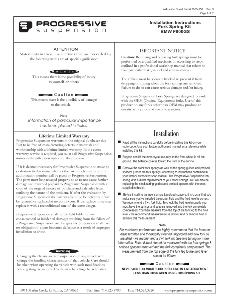 3055 150 Instr FS BMW F800GS | PDF