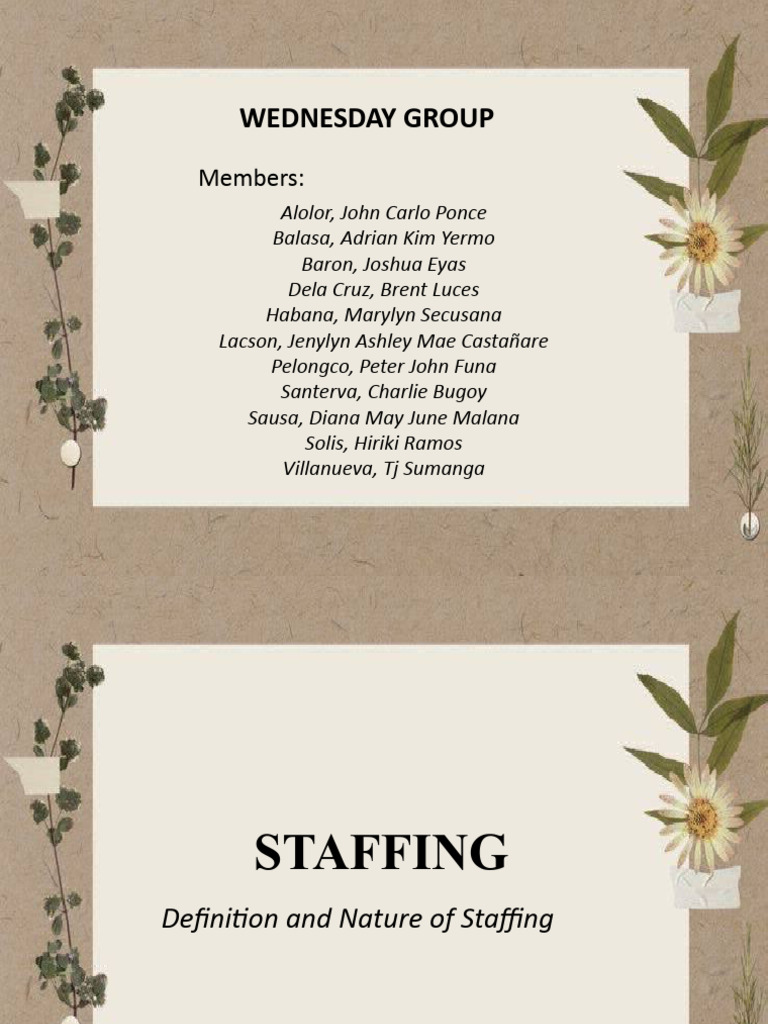 Wednesday Group Module 9 | PDF | Human Resources | Employment