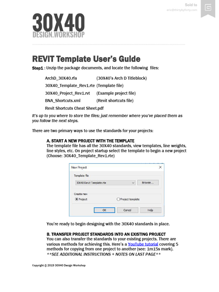 REVIT Template User Guide | PDF | Rgb Color Model | Autodesk Revit