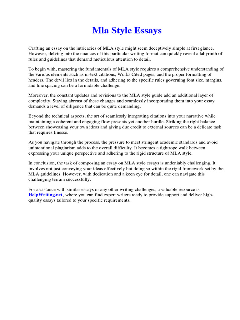 Mla Style Essays | PDF | Fair Use | Chicken