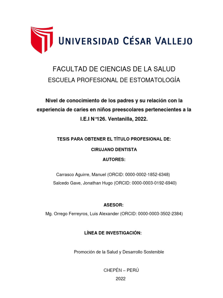 Carrasco AM Salcedo GJH SD | PDF