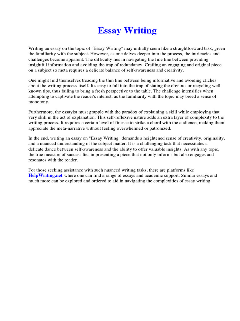 Essay Writing | PDF | Blue Cross Blue Shield Association | Nursing