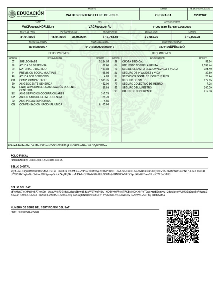 Comprobante Pago Pdf