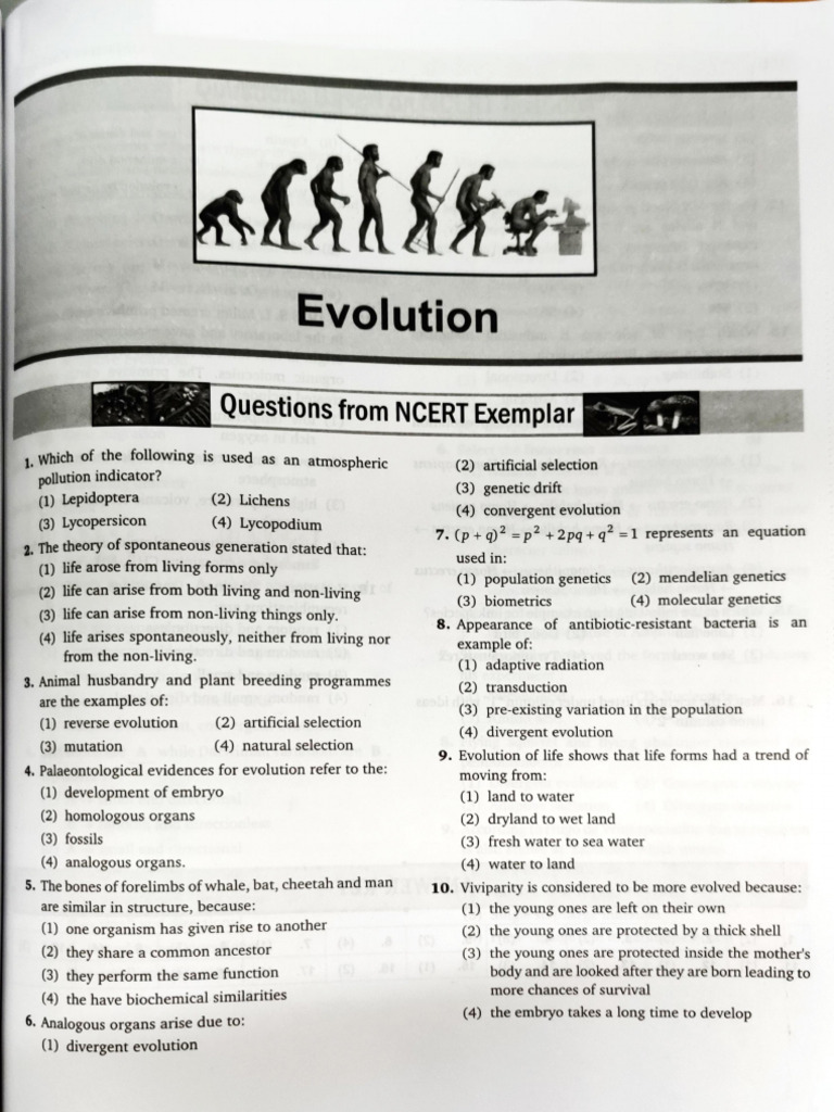 Evolution Assignment 1 | PDF