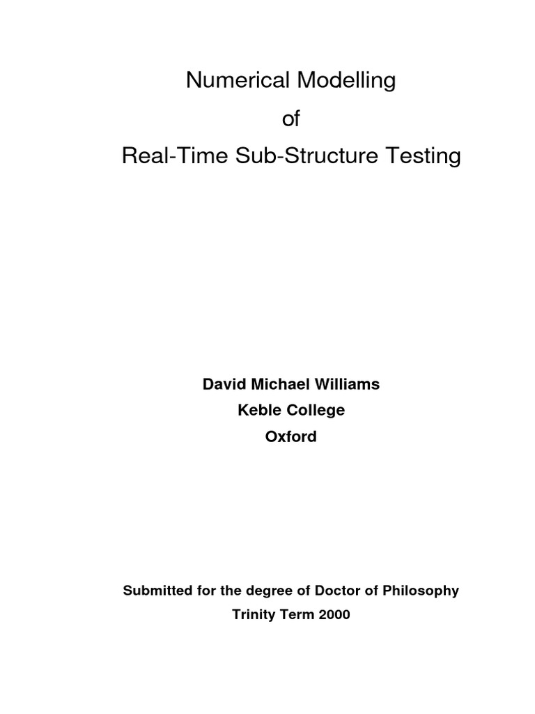 Williams | PDF | Earthquake Engineering | Computer Simulation