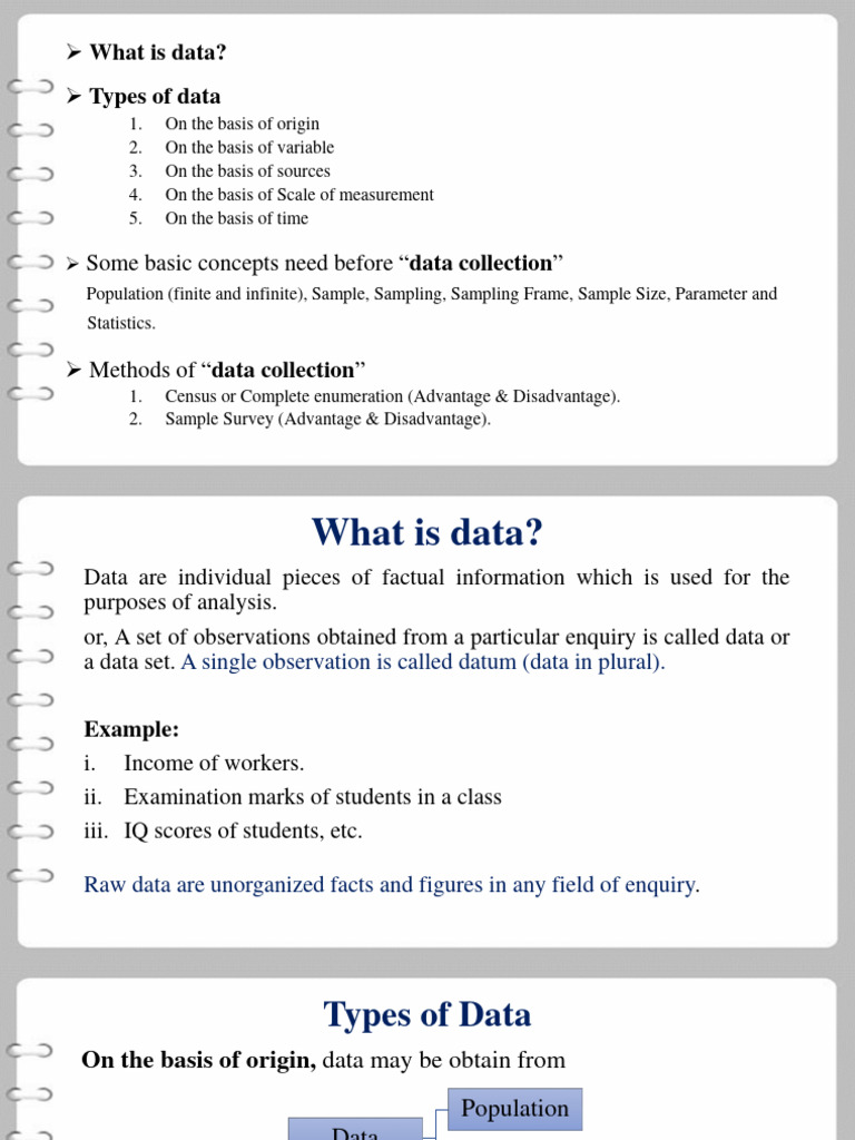 Data & Types of Data-1 | PDF | Level Of Measurement | Data