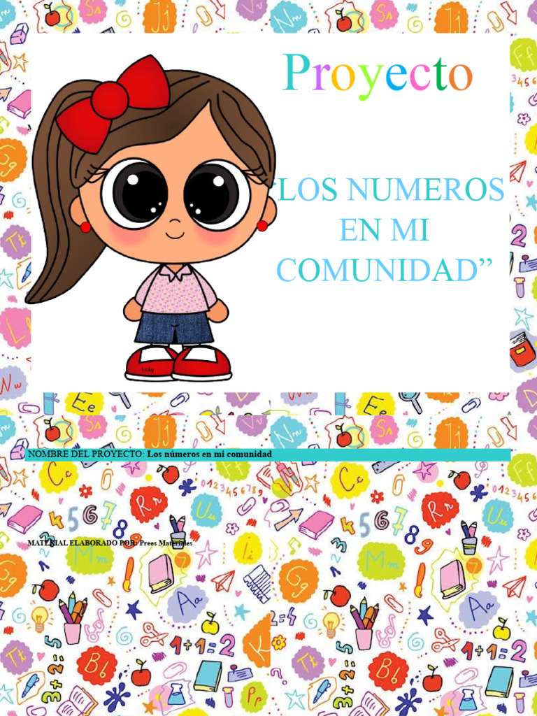 Proyecto 6 Los Numeros en Mi Comunidad | PDF | Aprendizaje