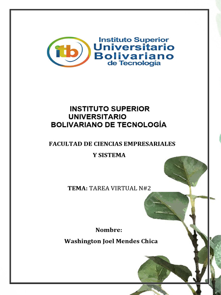 PLANTILLA Itb | PDF | Liderazgo | Business