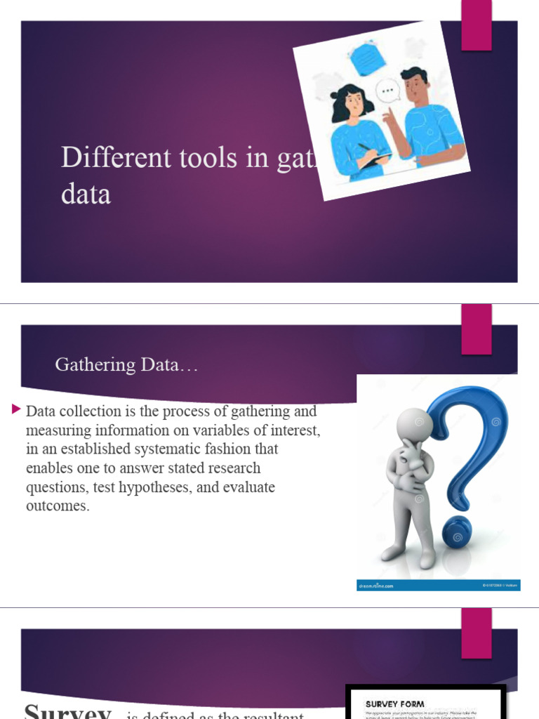 Gathering Data - PPT | PDF | Survey Methodology | Data Collection