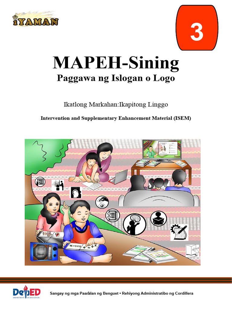 Arts3 - Q3 - W7 - Paggawa NG Islogan o Logo 2 v1 | PDF