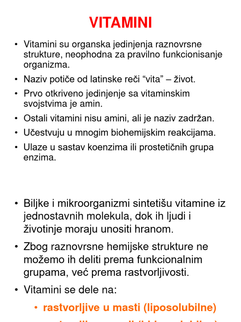 VITAMINI | PDF