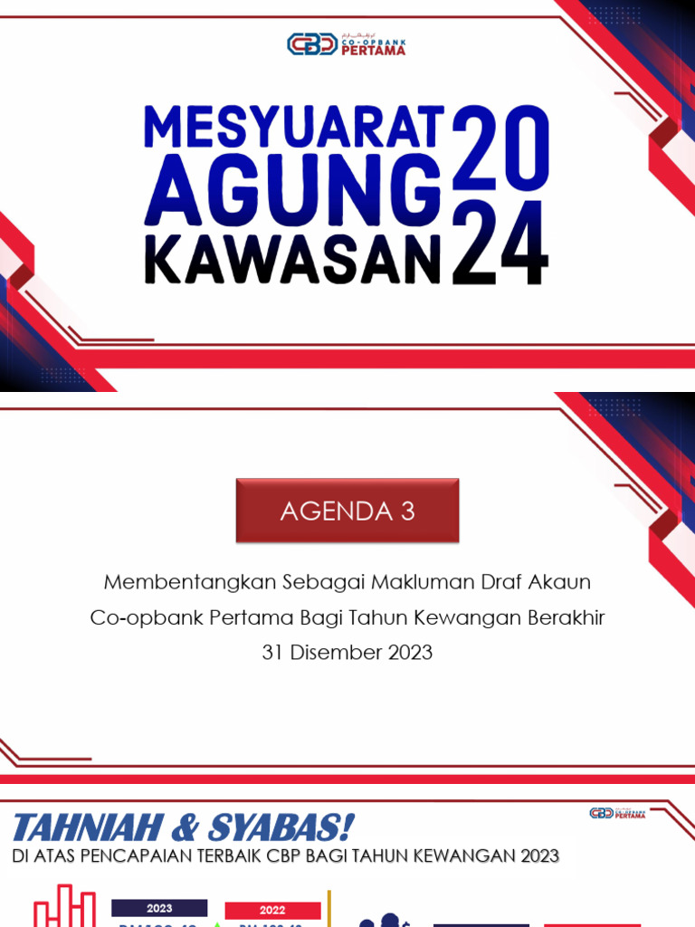 Draf Akaun CBP 31 Dis 2023 & Belanjawan 2024 Dan Draf 2025 | PDF