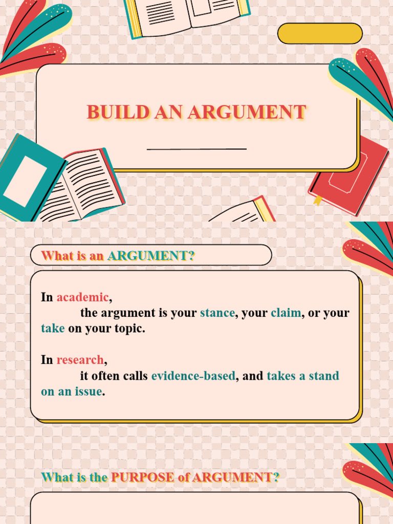 Build An Argument | PDF | Argument | Deductive Reasoning