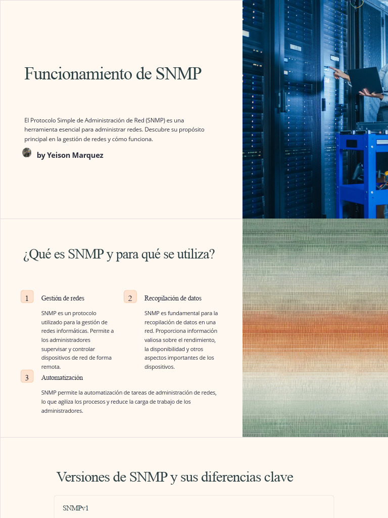 Funcionamiento de SNMP | Descargar gratis PDF | ciberespacio | Arquitectura de Computadores
