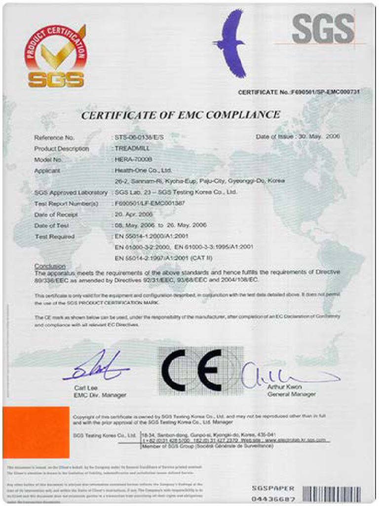 CE Certification of EMC Compliance | PDF